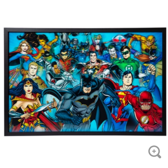 DC Comics | Wall Decor | Dc Superheroes Lenticular Wall Decor | Poshmark